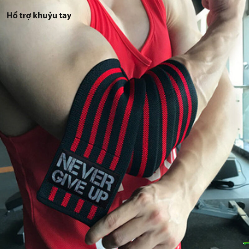 Dây đai quấn cùi chỏ tay, hổ trợ khuỷu tay tập gym nam nữ NG - Quang Minh Store