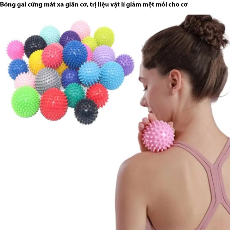 [GF9]Bóng gai cứng mát xa giải cơ, Banh gai giãn cơ sâu các nhóm cơ thư ...